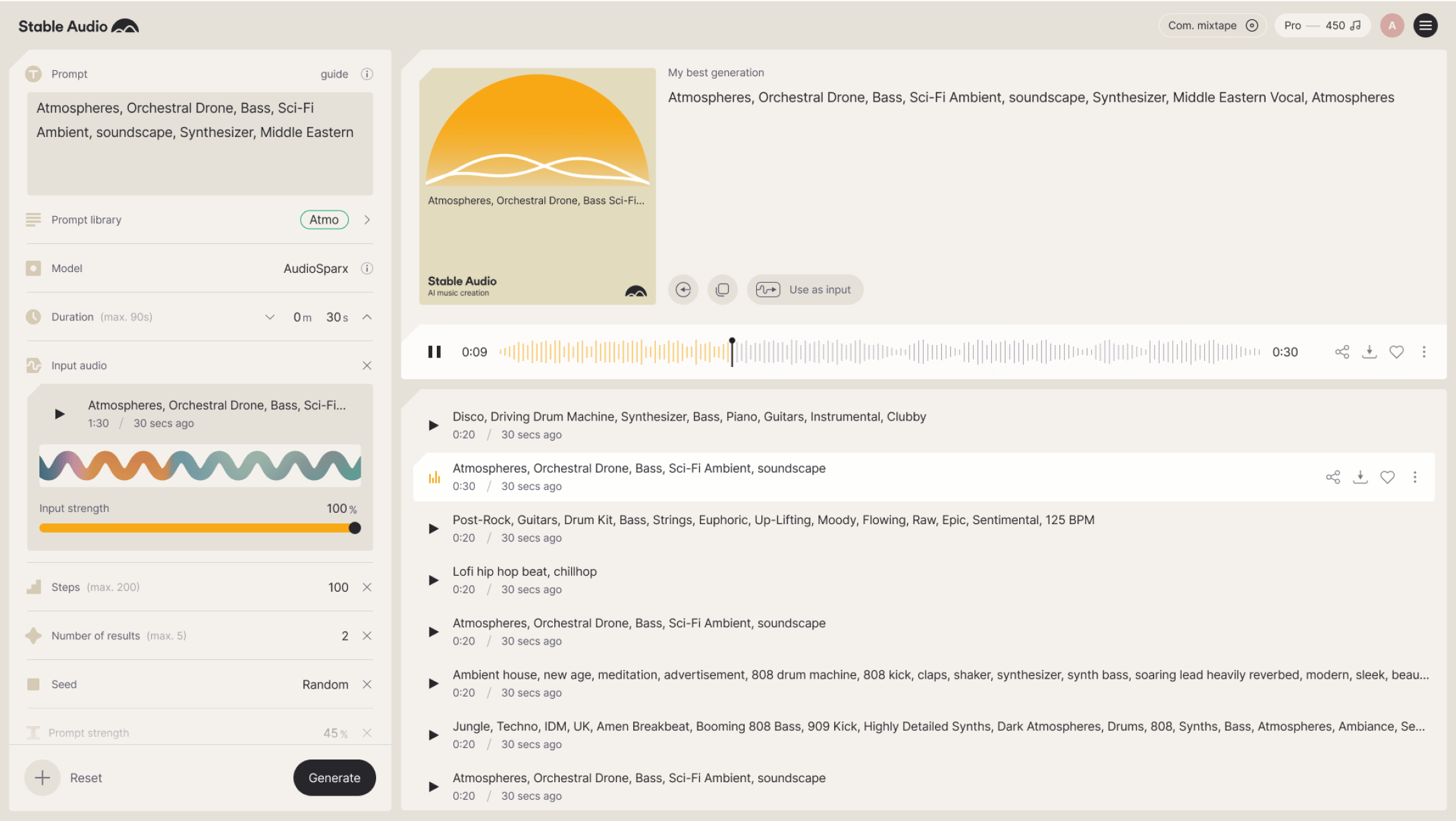 Stable Audio - Generate